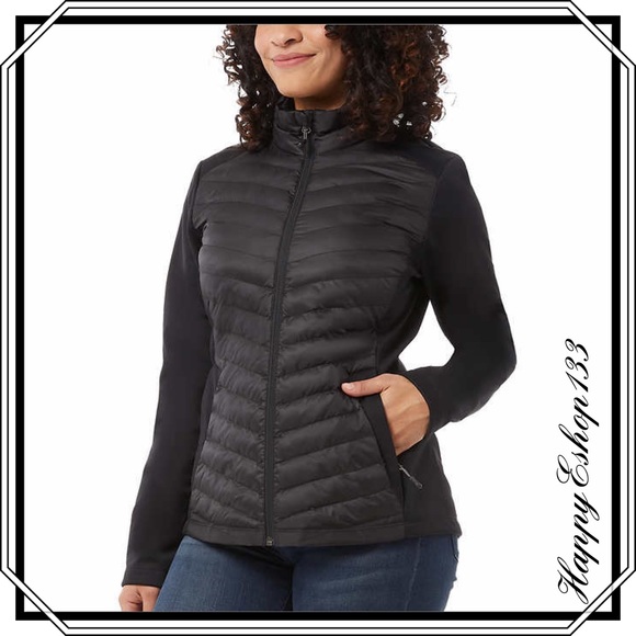 32 Degrees | Jackets & Coats | 32 Degrees Womens Mixed Media Jacket ...